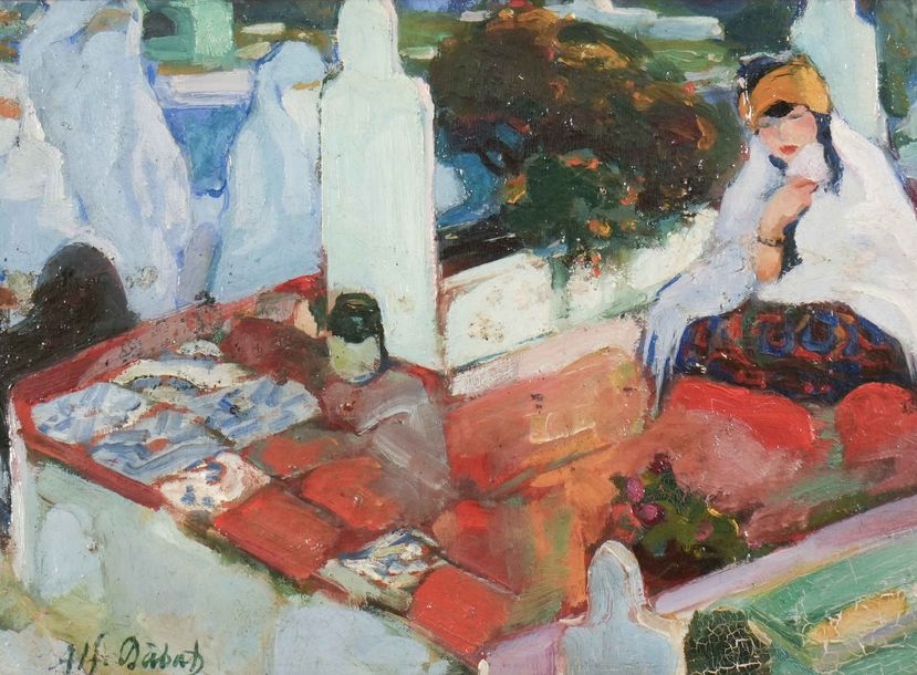 Alfred Dabat | Animated Orientalist scene | MutualArt