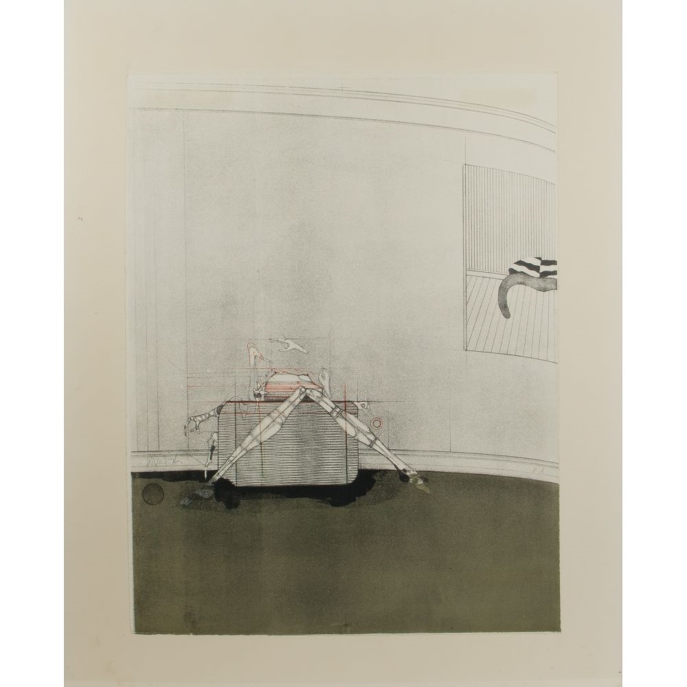 Paul Wunderlich | Woman in black hat (1991) | MutualArt