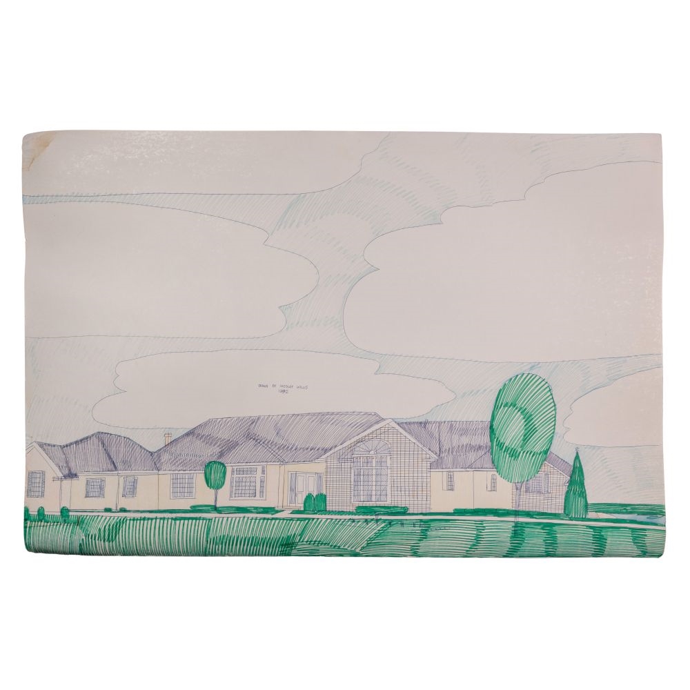 Wesley Willis | Mixed Media on Illustration Board (1992) | MutualArt