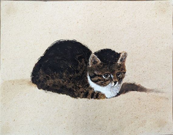 Henriette Ronner-Knip | Chaton couché | MutualArt