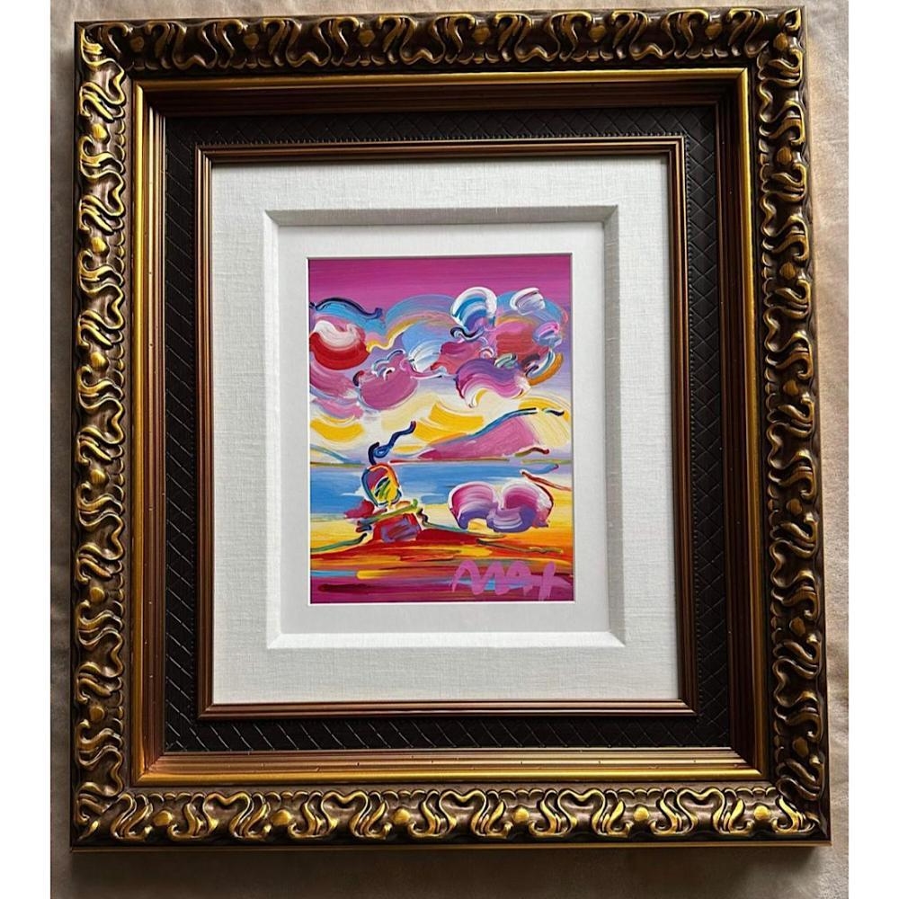 Peter Max | “Sailboat in Spectrum” (2018) | MutualArt