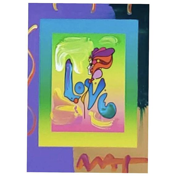 Peter Max | “Love on Blends” (2006) | MutualArt