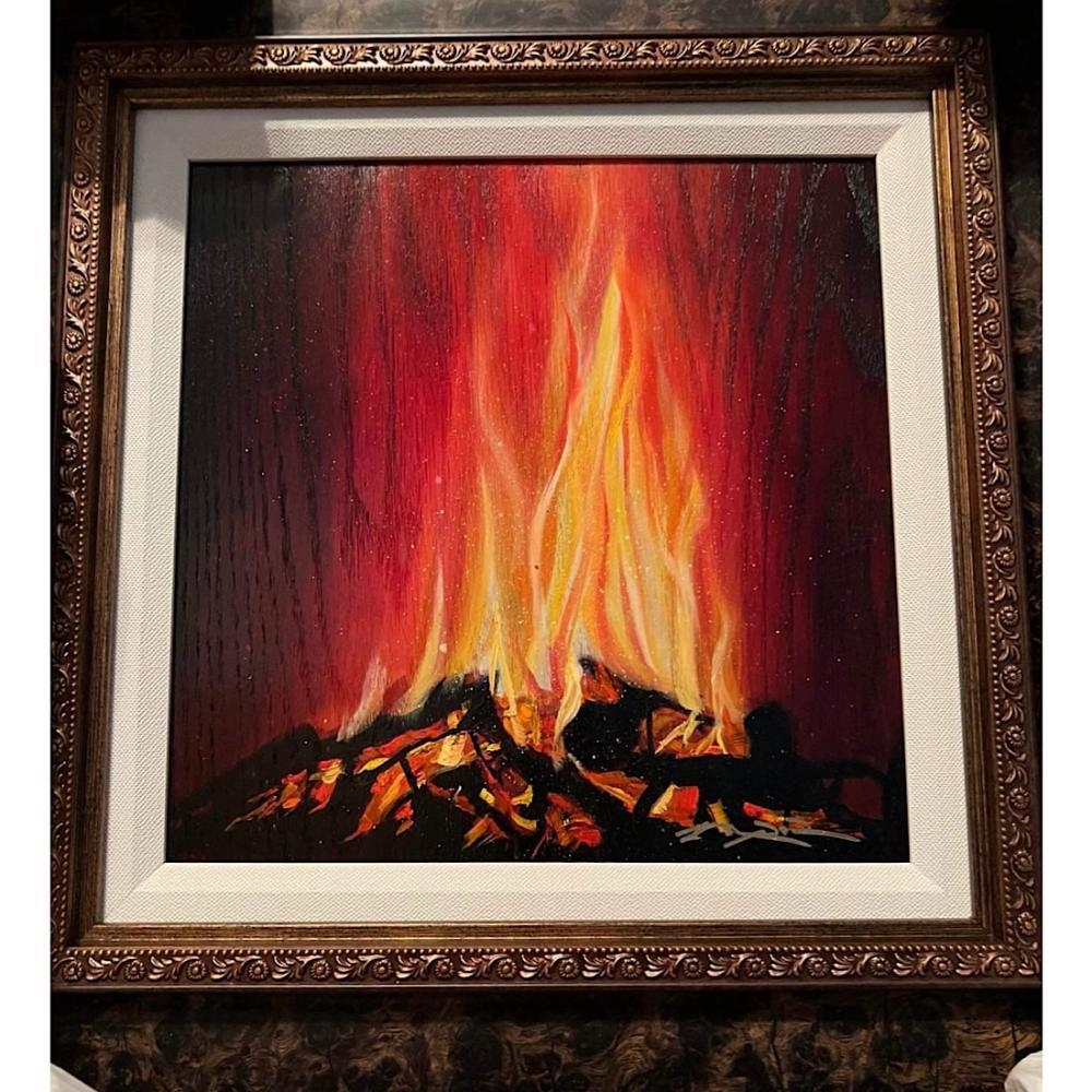 Matt Beyrer | “ Oak Burn” (2023) | MutualArt