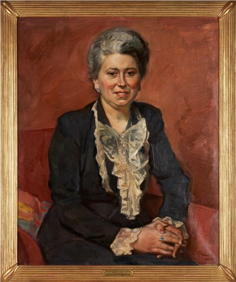 Léon Pringels | Portrait of Constance Duquesne (1947) | MutualArt
