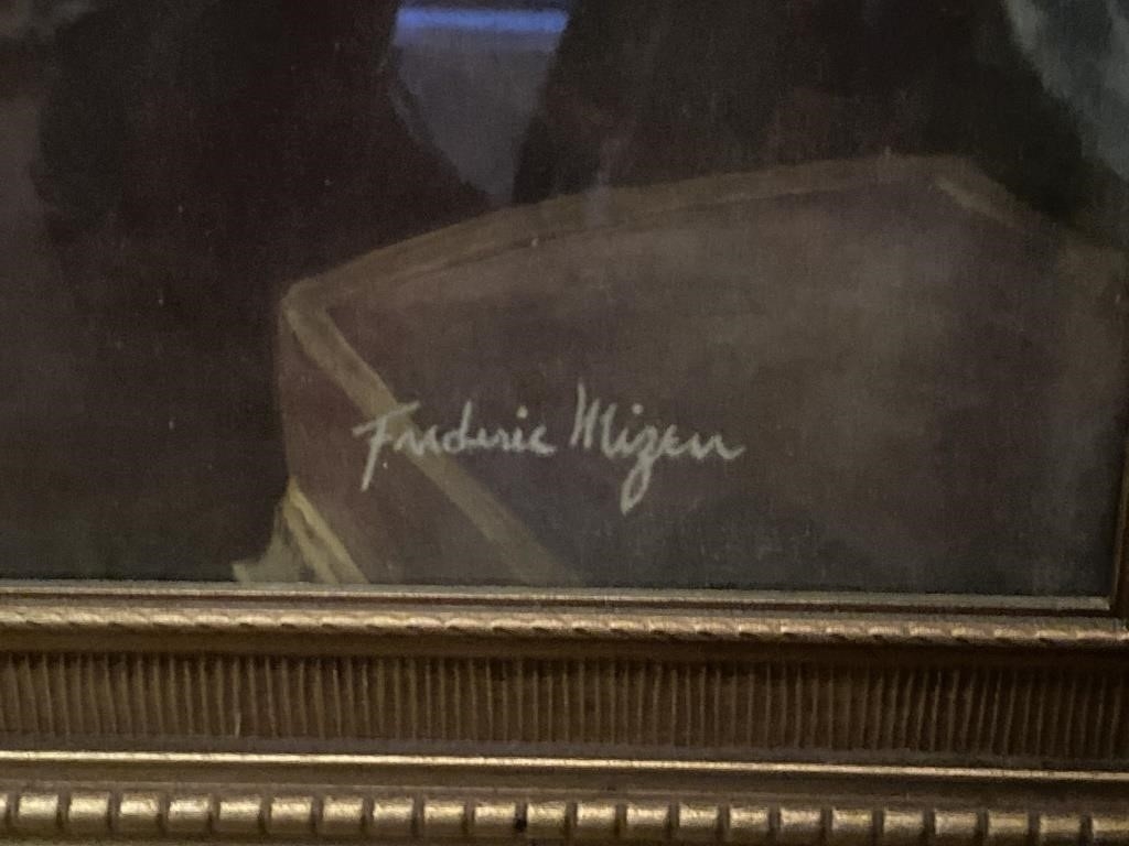 Frederic Kimball Mizen | Framed Three Ladies In The Parlor Art Print by ...