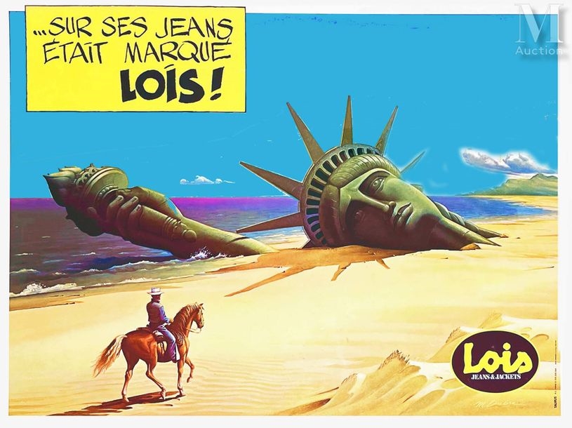 Michel Dubre | Statue of Liberty On Her Jeans Was Marked Lois Lois ...