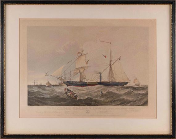 Henry A. Papprill | PORTRAIT OF THE STEAM FRIGATE CYCLOPS AFTER KNELL ...