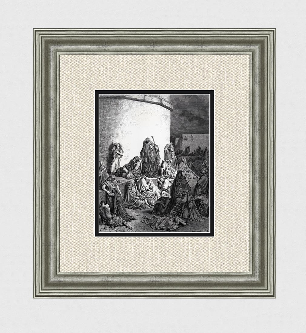 Gustave Doré | The People Mourning over Jerusalem (1880) | MutualArt