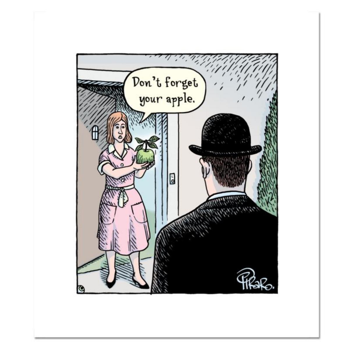 Dan Piraro | Magritte Apple | MutualArt