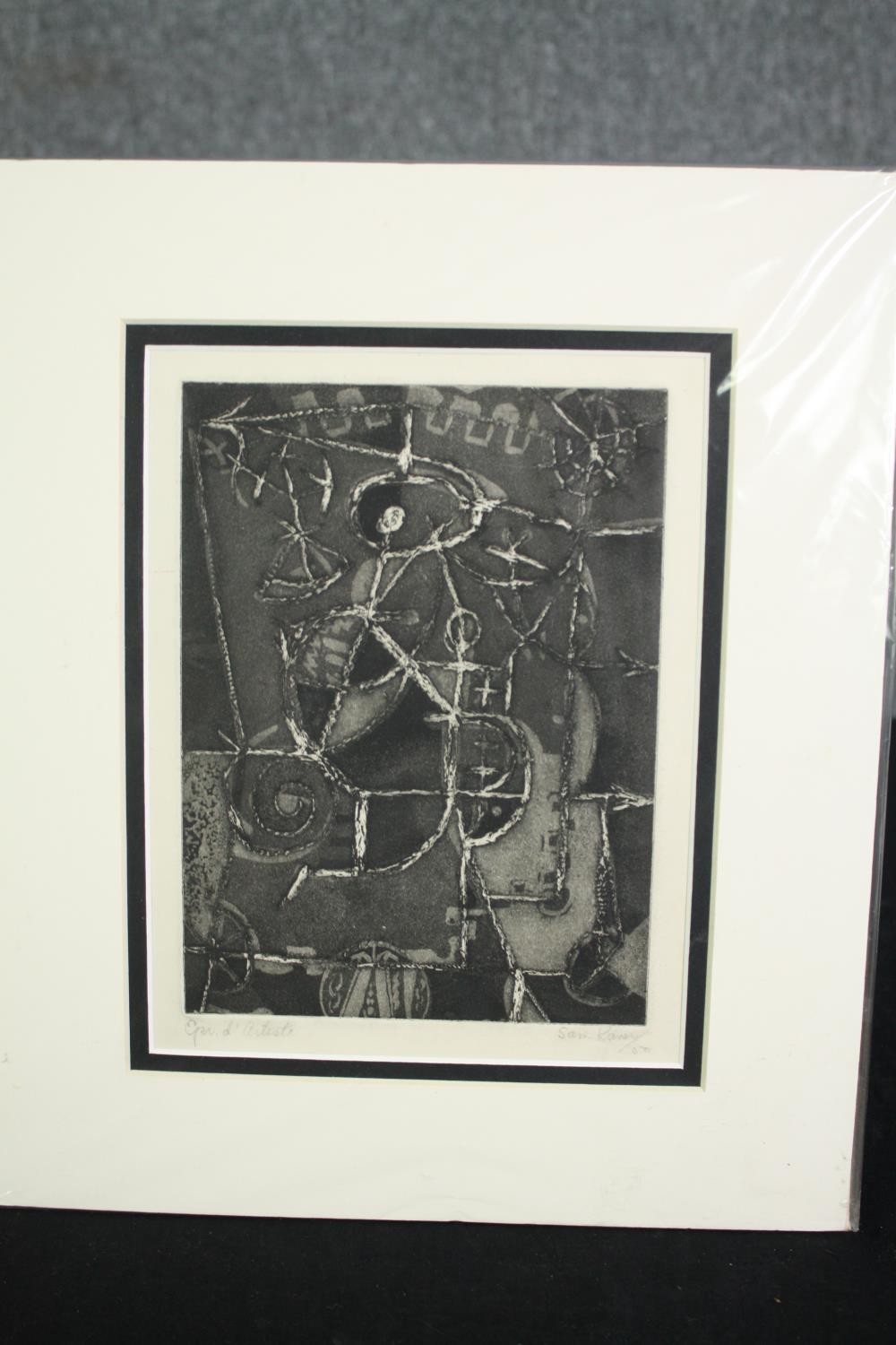 Sam Kaner | artist's proof etching | MutualArt
