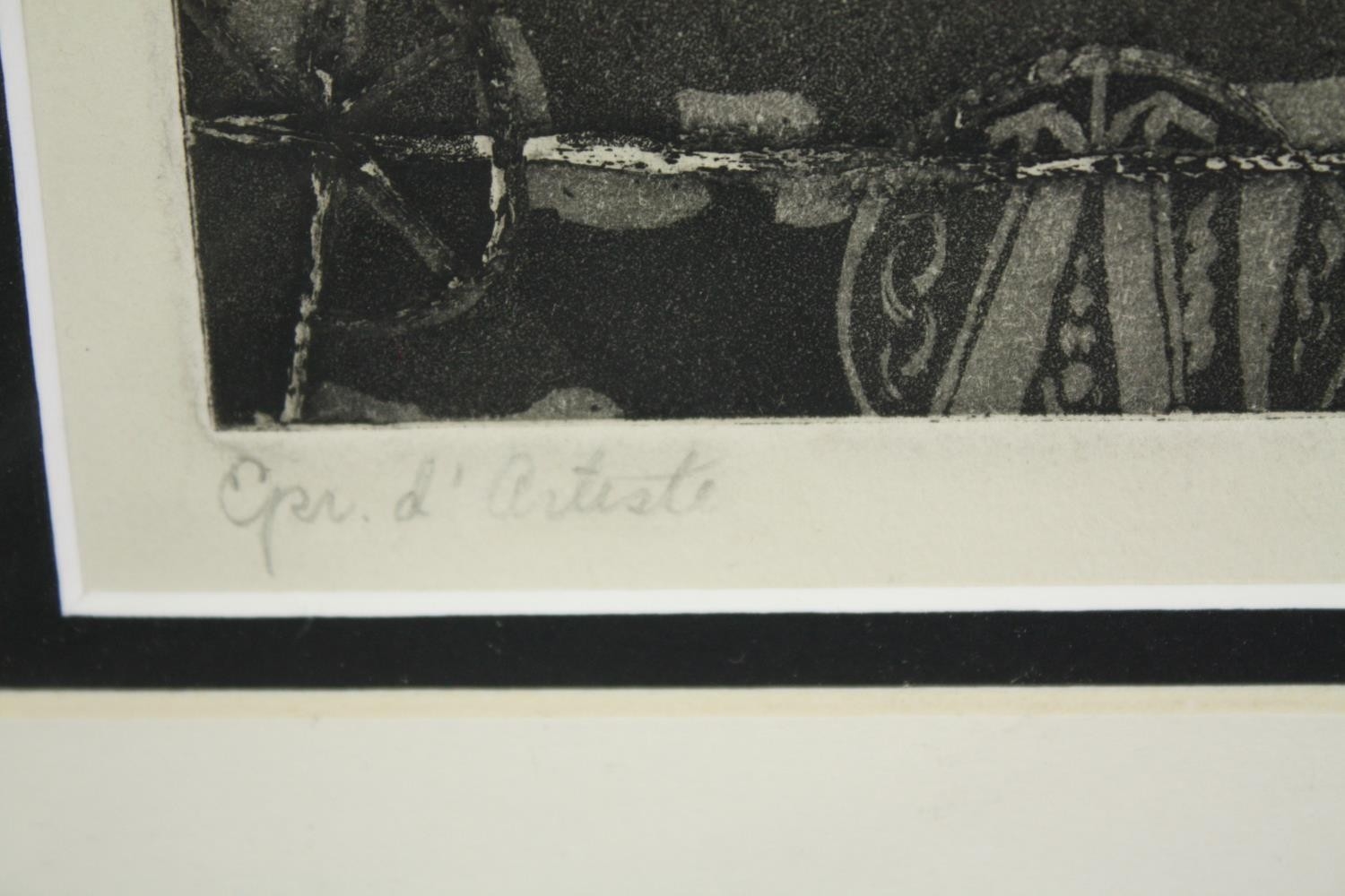 Sam Kaner | artist's proof etching | MutualArt