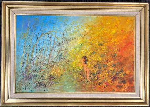 David Boyd | Girl under the Wattle | MutualArt