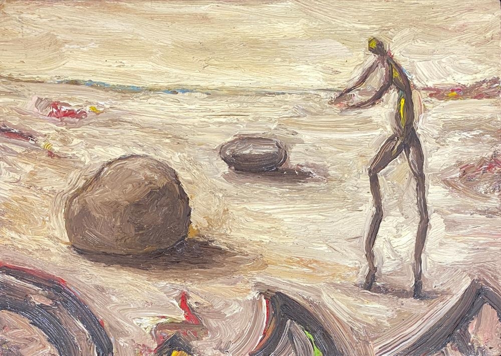 Peter Booth | PAINTING (DEVIL AND LAUGHING MAN) 1981 | MutualArt