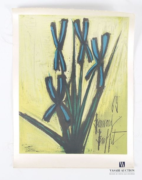 Bernard Buffet | Les Sables d’Olonnes, deux voiliers (1972) | MutualArt