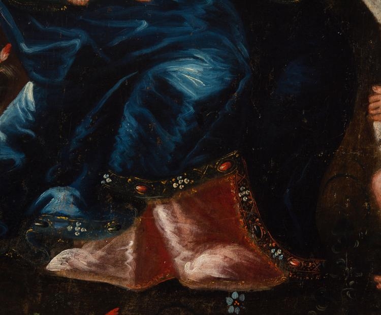 Diego Quispe Tito | Holy Family with St. John (1680) | MutualArt