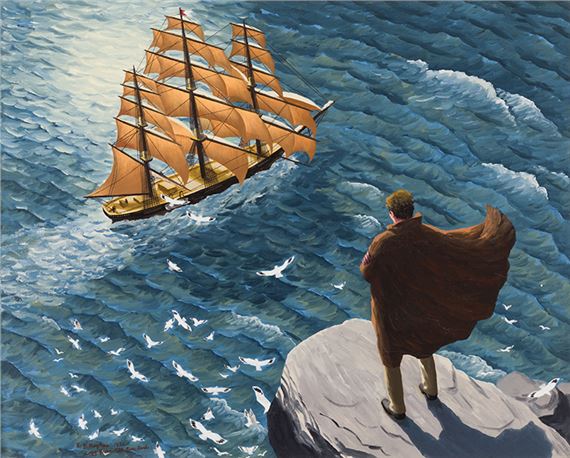 Edward John Hughes | Above the East Coast (The Farewell (1951) | MutualArt