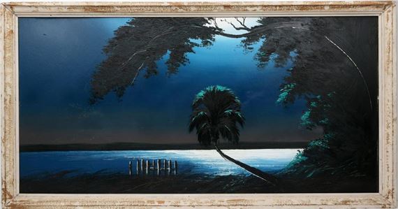 James Gibson | JAMES GIBSON FLORIDA HIGHWAYMEN STUDY IN BLUE | MutualArt