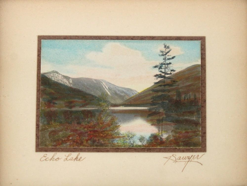 Charles Henry Sawyer | Depicting Echo Lake and Mount Lafayette | MutualArt
