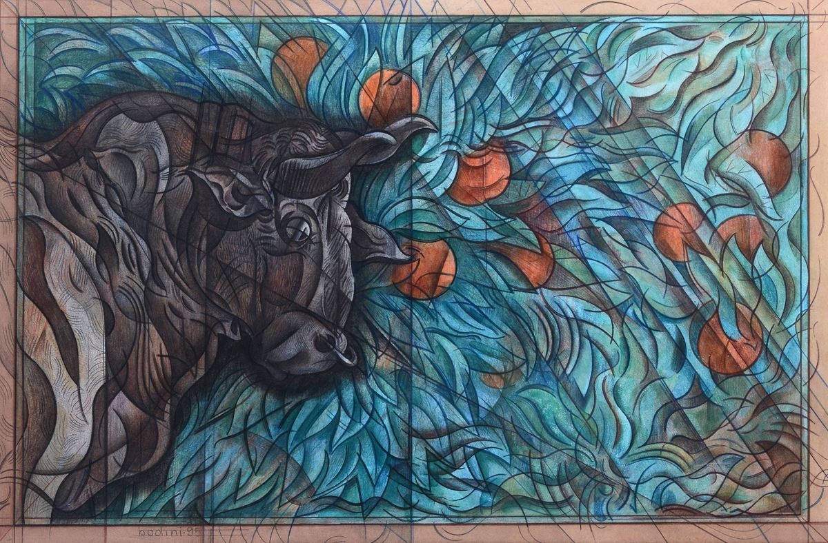 Floriano Bodini | Zodiac signs - Taurus, 1995 (1995) | MutualArt