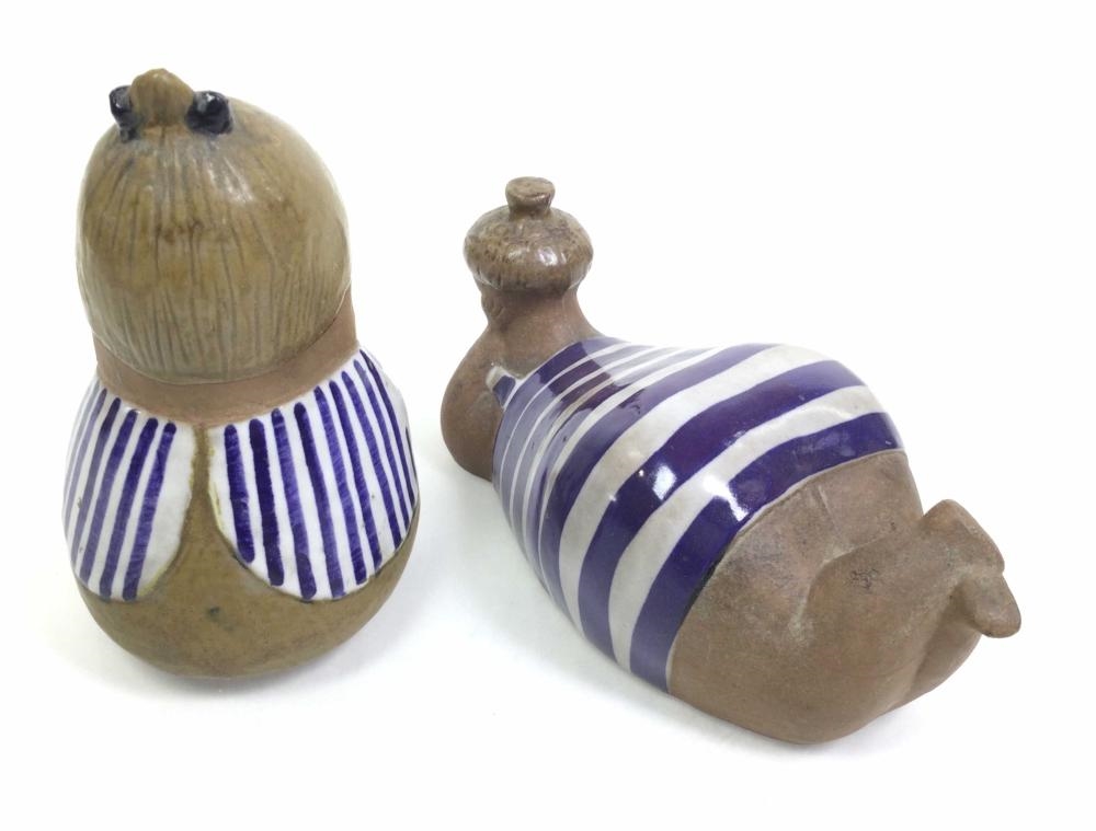 Lisa Larson | Lisa Larson Signed Swedish Pottery Figures | MutualArt