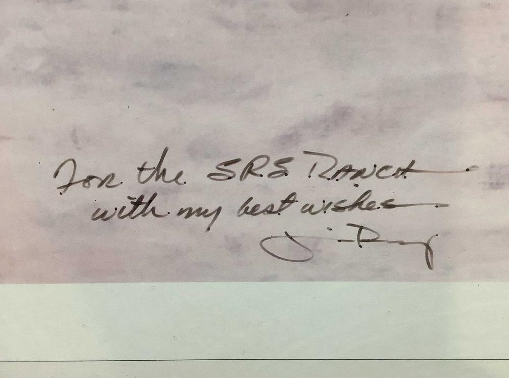 Jim Rey | Jim Rey Signed 'Taking Five' Durango Cowboy Print | MutualArt