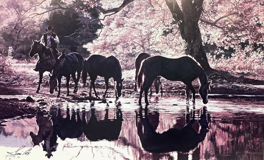Tim Cox | Tim Cox Signed 'Autumn Reflections' Print | MutualArt