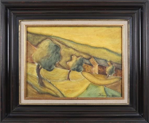 Jeannot Lunkes | bucolic landscape (1981) | MutualArt