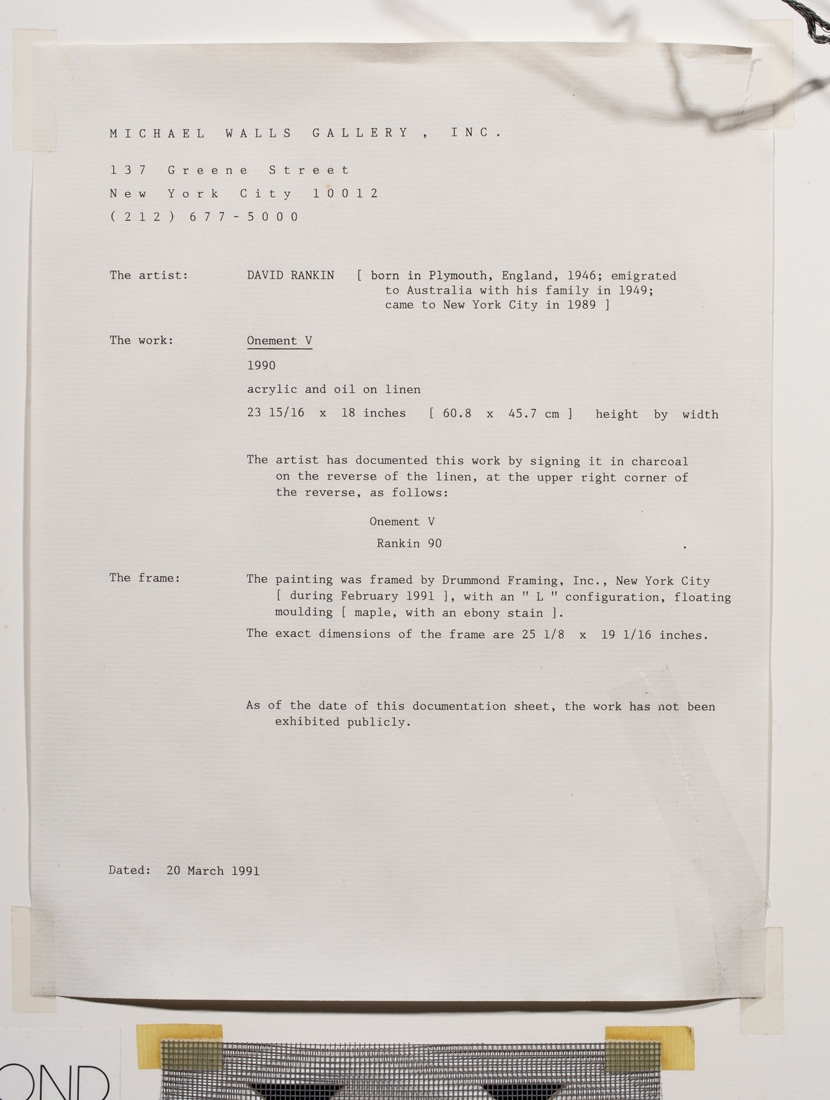 David Rankin | Painting, David Rankin (1990) | MutualArt