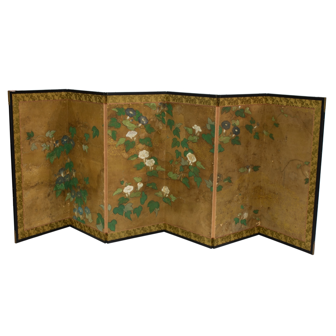 Japanese School, 19th Century | Japanese six-panel folding screen (19th ...