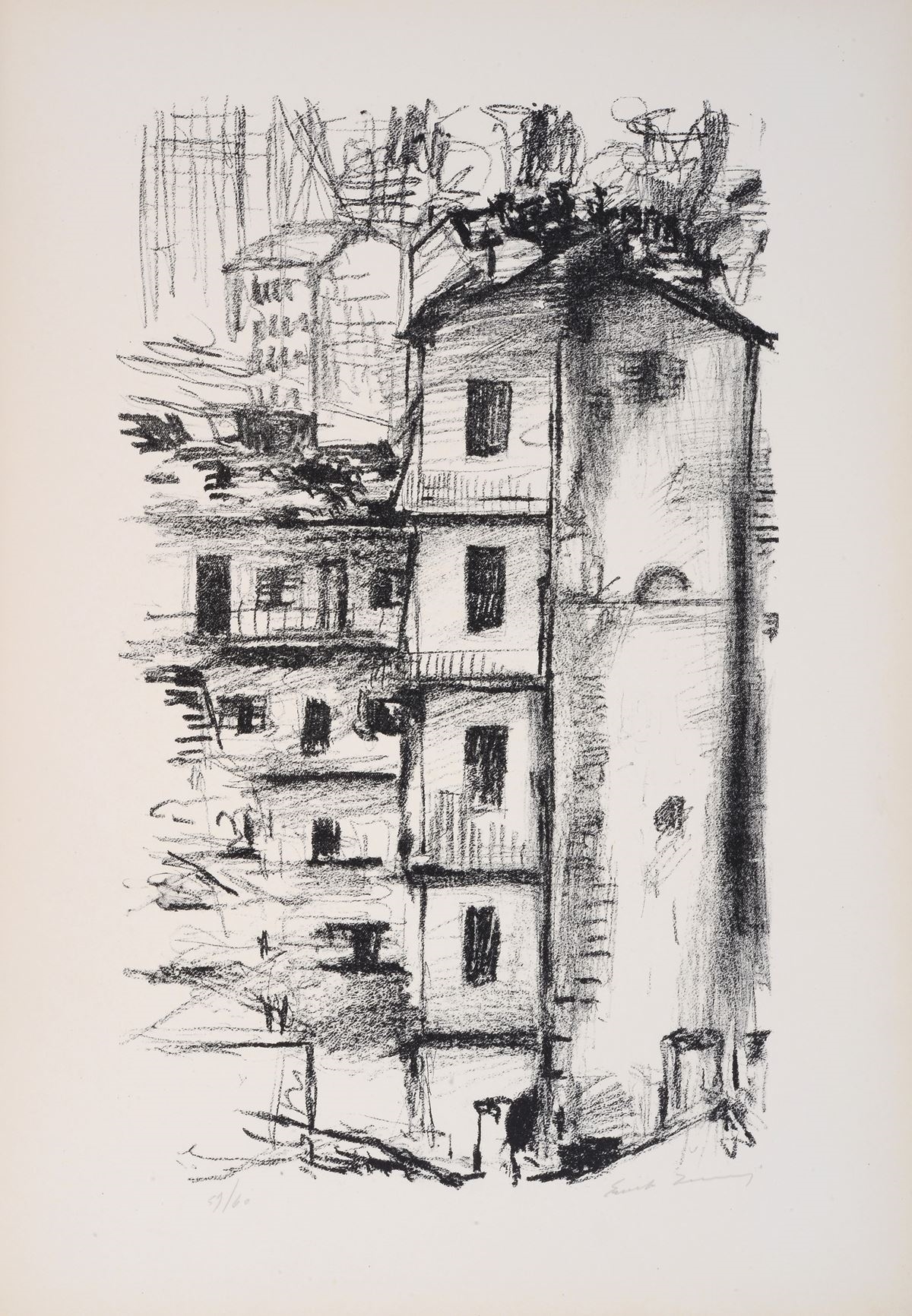 Ernesto Treccani | Milano 1957 (1957) | MutualArt
