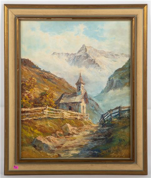 Edgar Freyberg | Alpine Landscape | MutualArt