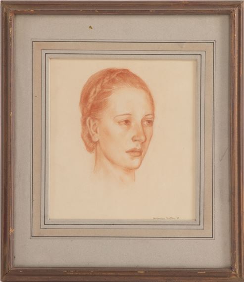 Benjamin Miller | Portrait of a Lady (1933) | MutualArt