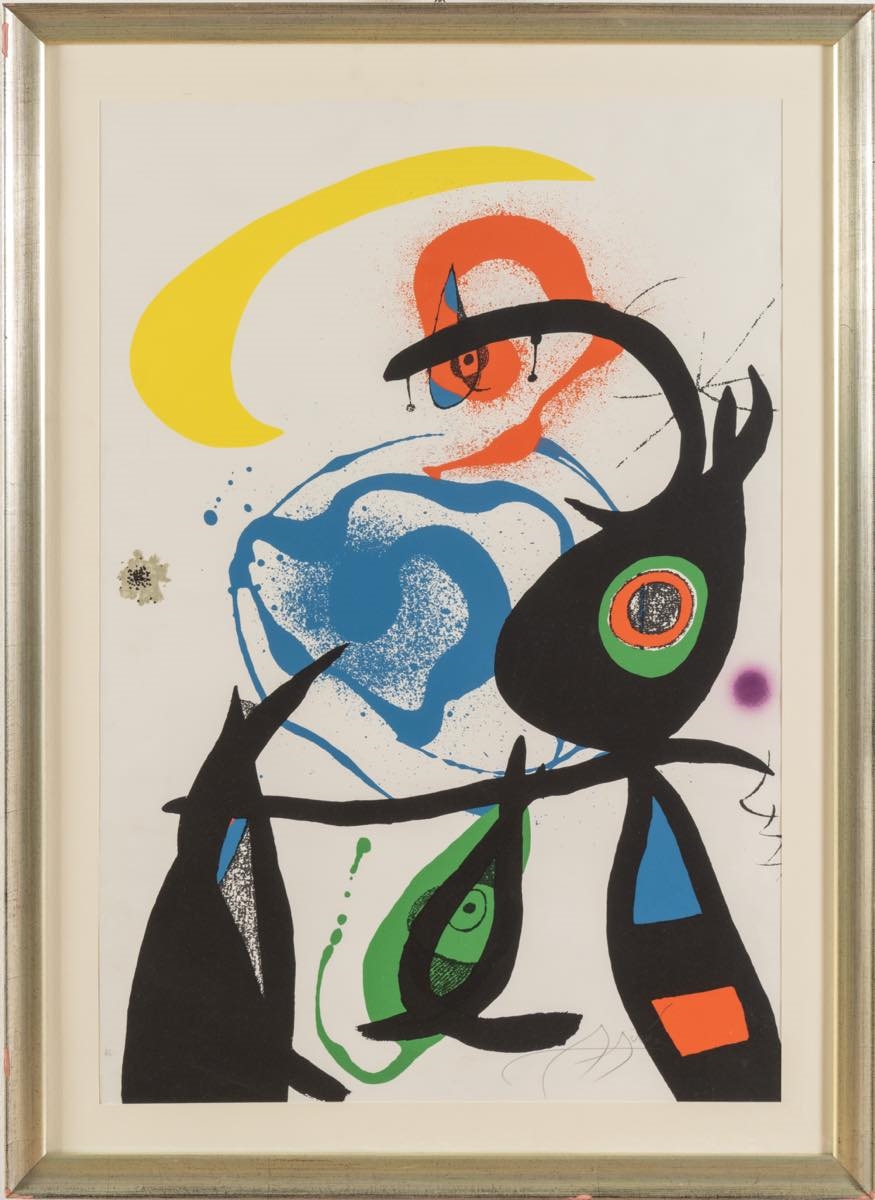 Joan Miró | Plate 8 - Oda a Joan Mirò (1973) | MutualArt