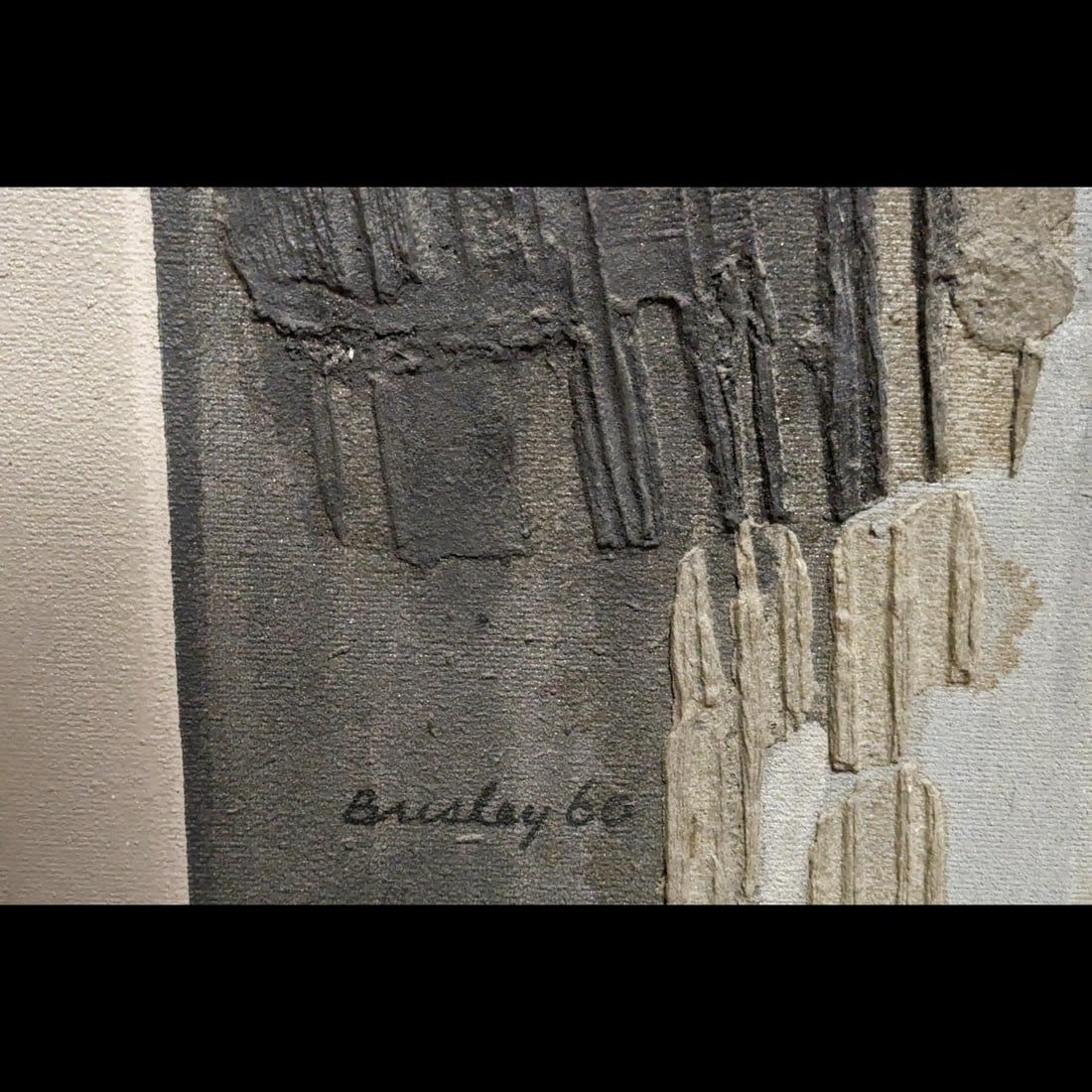 Stuart Brisley | Large Signed English Artist Stuart Brisley Mixed Media ...