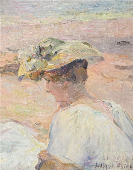 Jean Bertrand Pegot-Ogier | Etude de femme au bord de la mer dite Le ...
