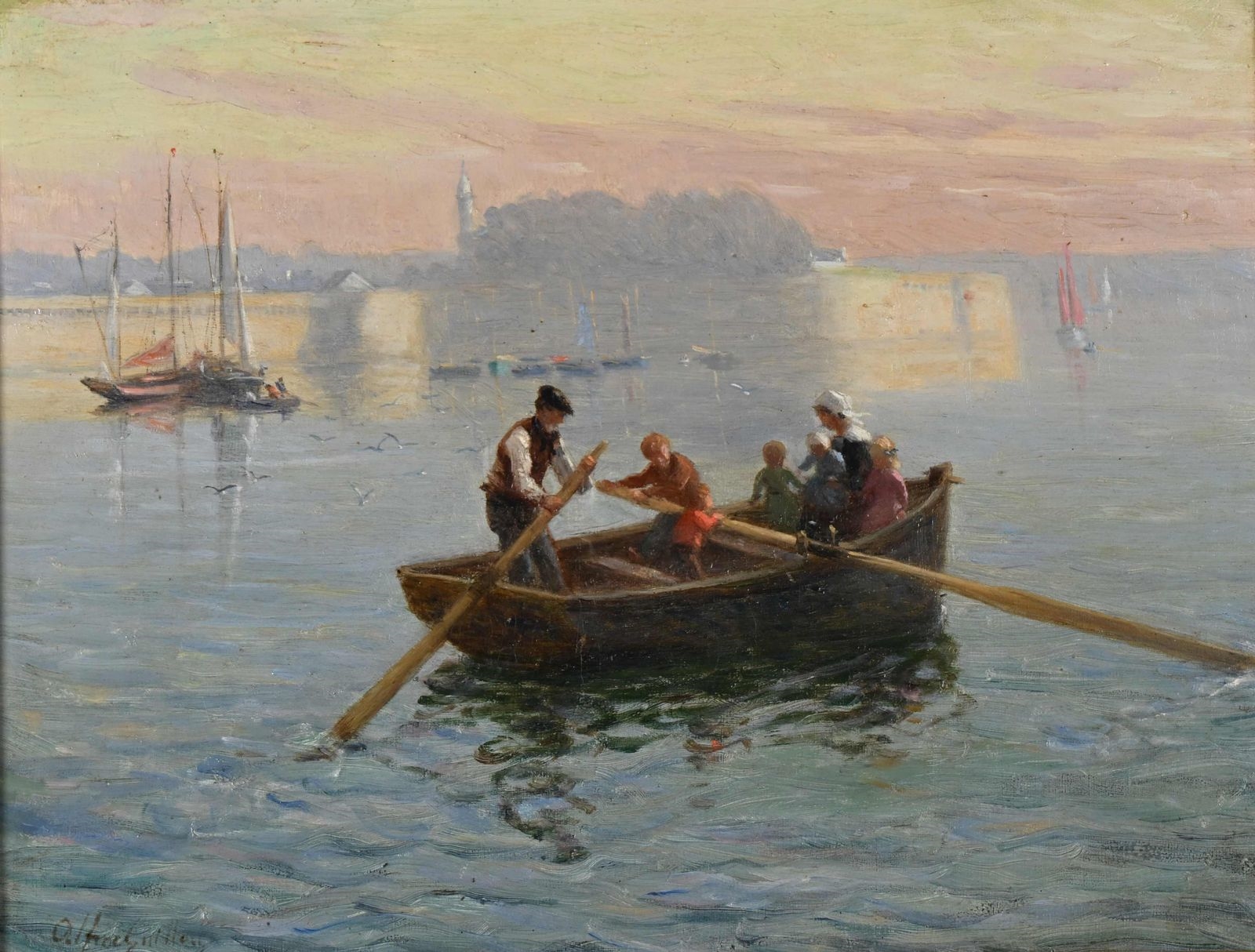 Alfred Guillou | Canotage à Concarneau | MutualArt