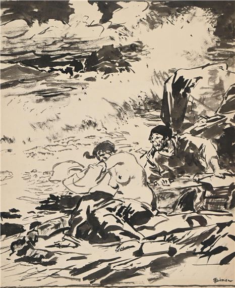 Lucien Joseph Simon | La tempête | MutualArt
