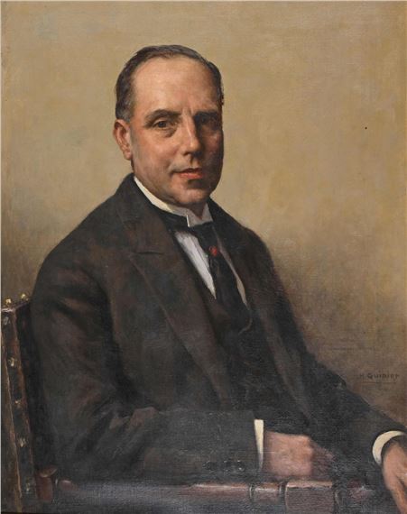 Henri Jules Guinier | Portrait de Charles Brunet | MutualArt