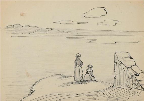 Jean Bertrand Pegot-Ogier | Bretonnes en bord de mer | MutualArt