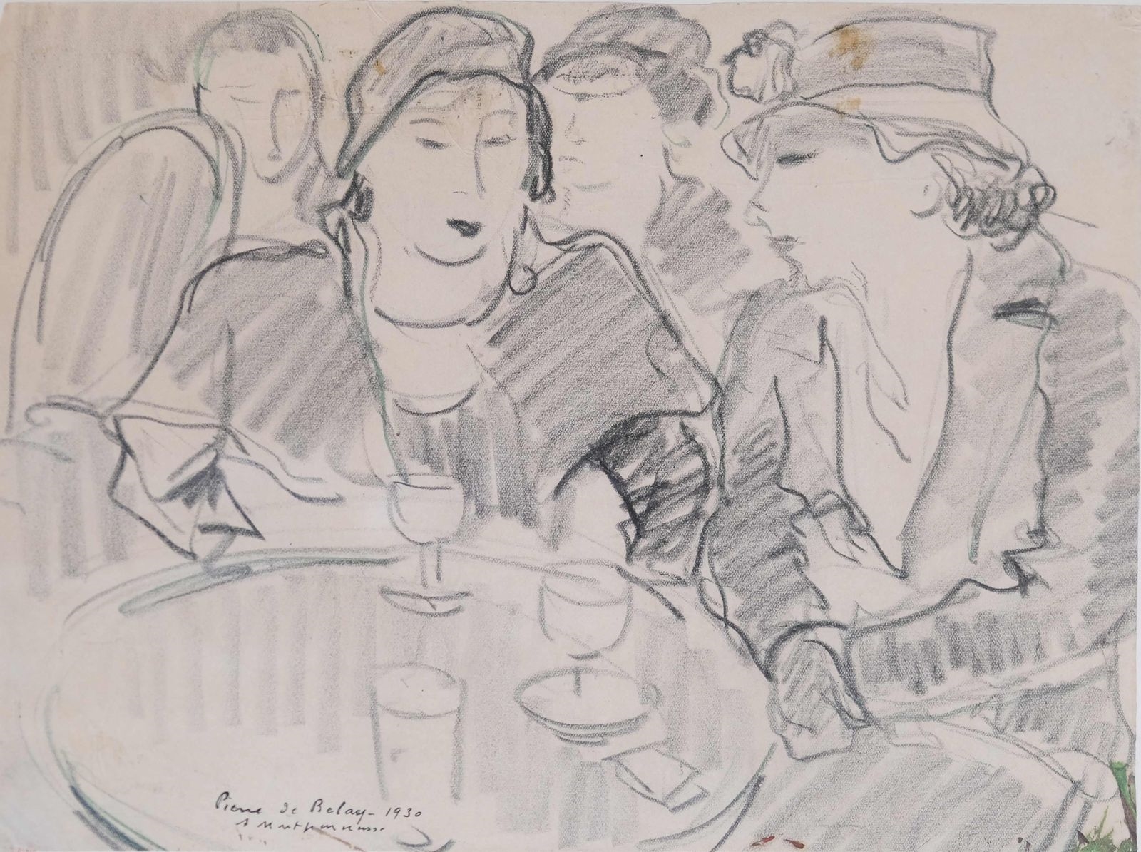 Pierre de Belay | Bar à Montparnasse (1930) | MutualArt