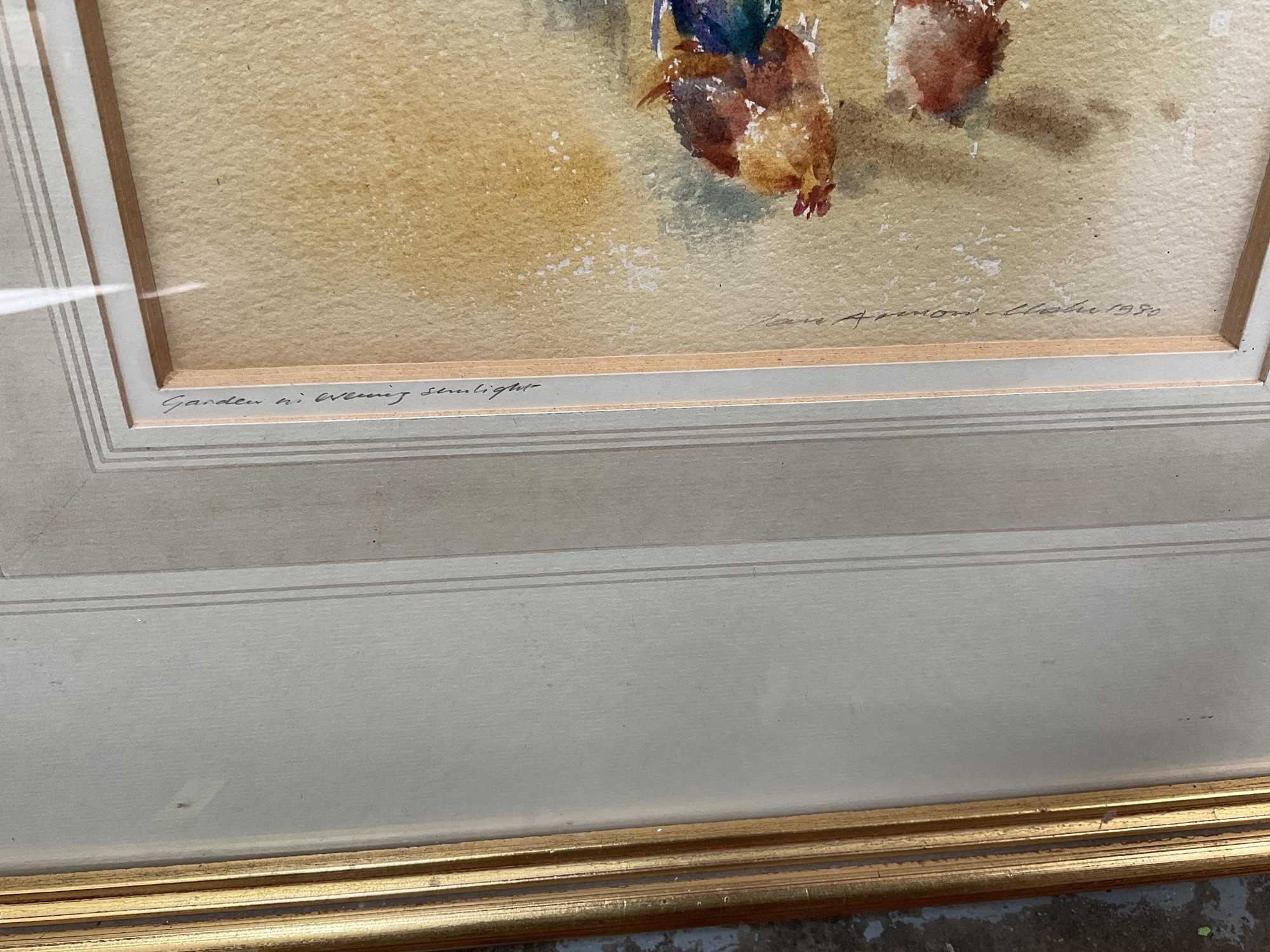 Ian Armour-Chelu | Chelu, watercolour, Chickens, and another of Ely ...