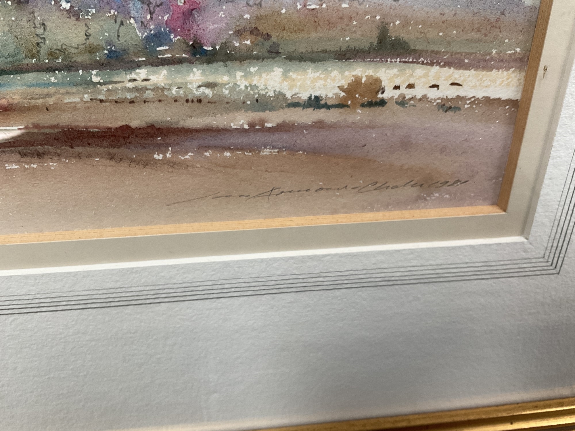 Ian Armour-Chelu | Chelu, watercolour, Chickens, and another of Ely ...