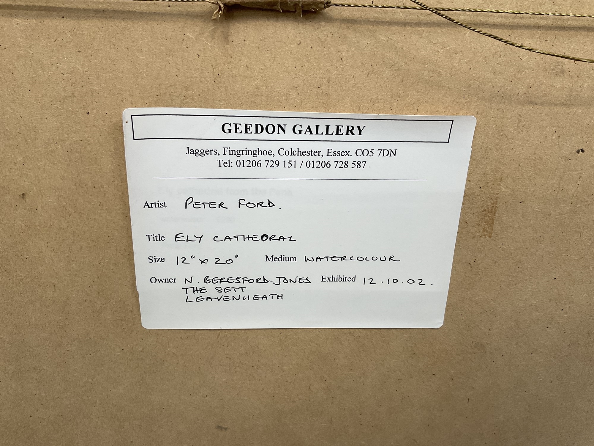 Peter Ford | Ely cathedral | MutualArt