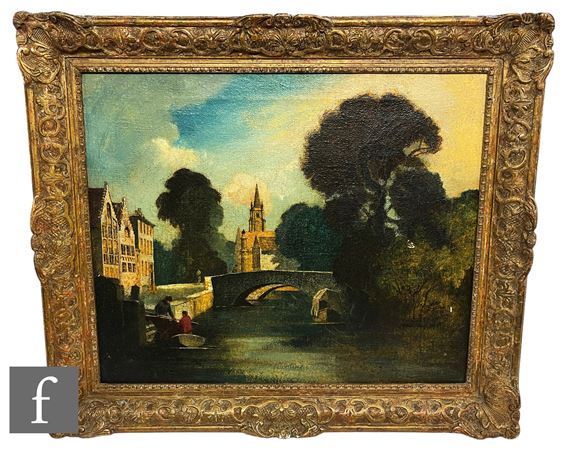Bertram Nicholls | Bruges, Evening (1946) | MutualArt