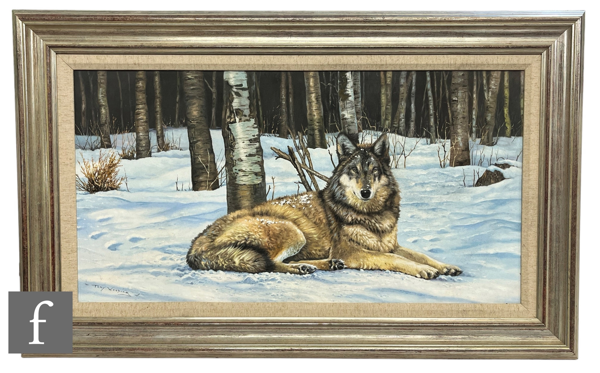 Tony Wooding | TONY WOODING (BORN 1969) - 'The Lone Wolf | MutualArt