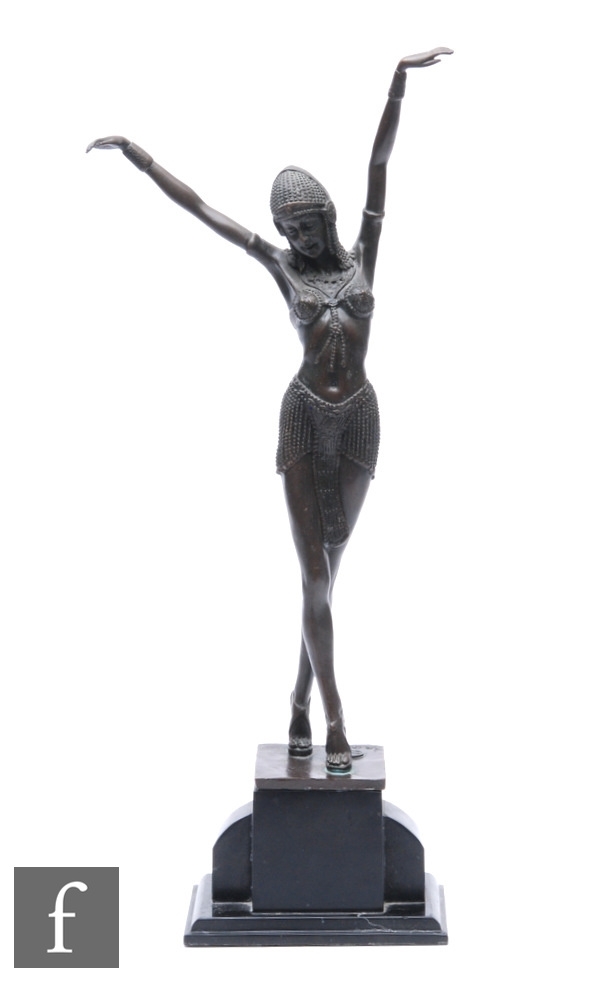 Demétre H. Chiparus | A large later 20th Century reproduction bronze ...