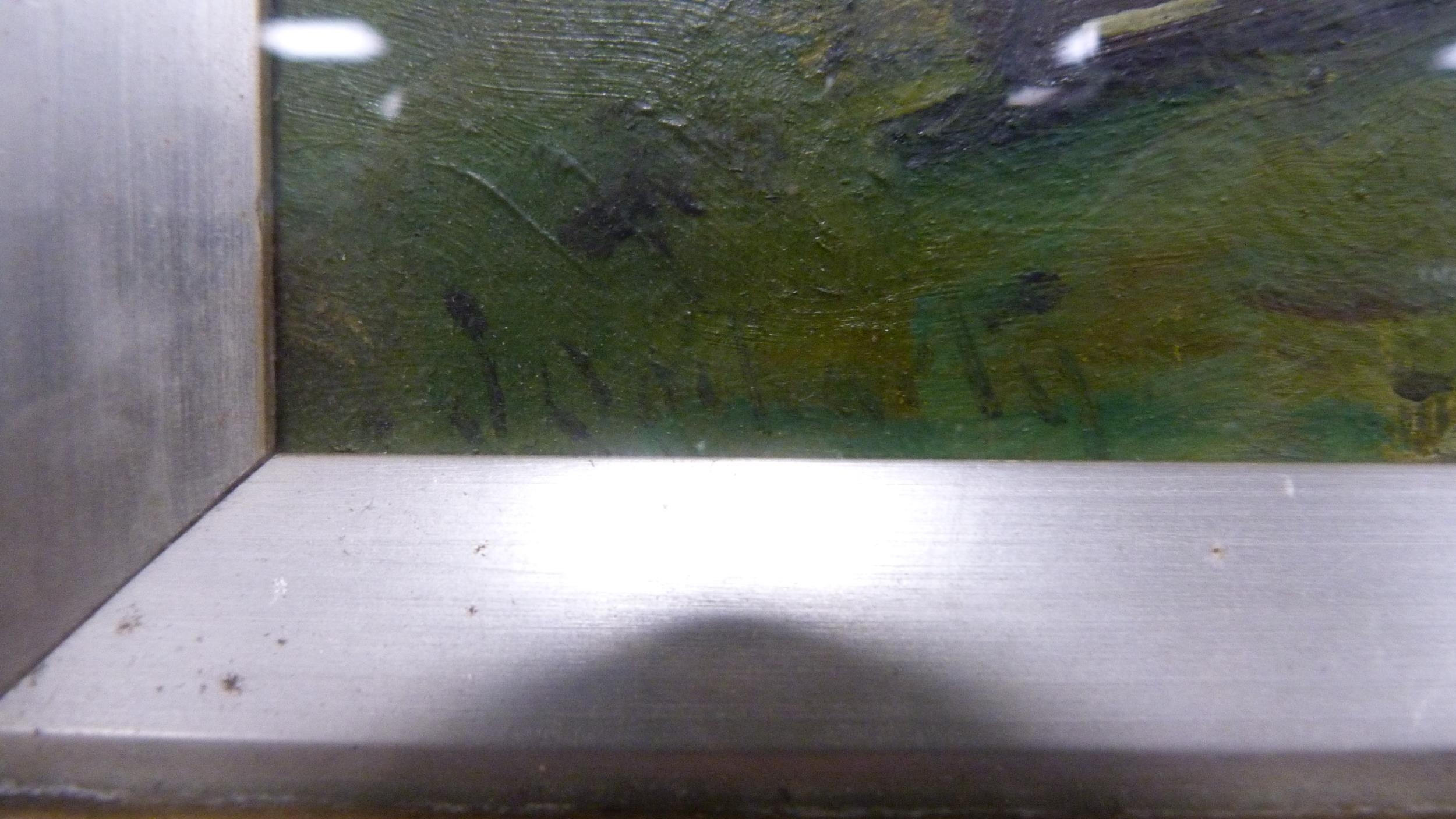 James Docharty | Farmhouse with figures in the foreground and ships at ...