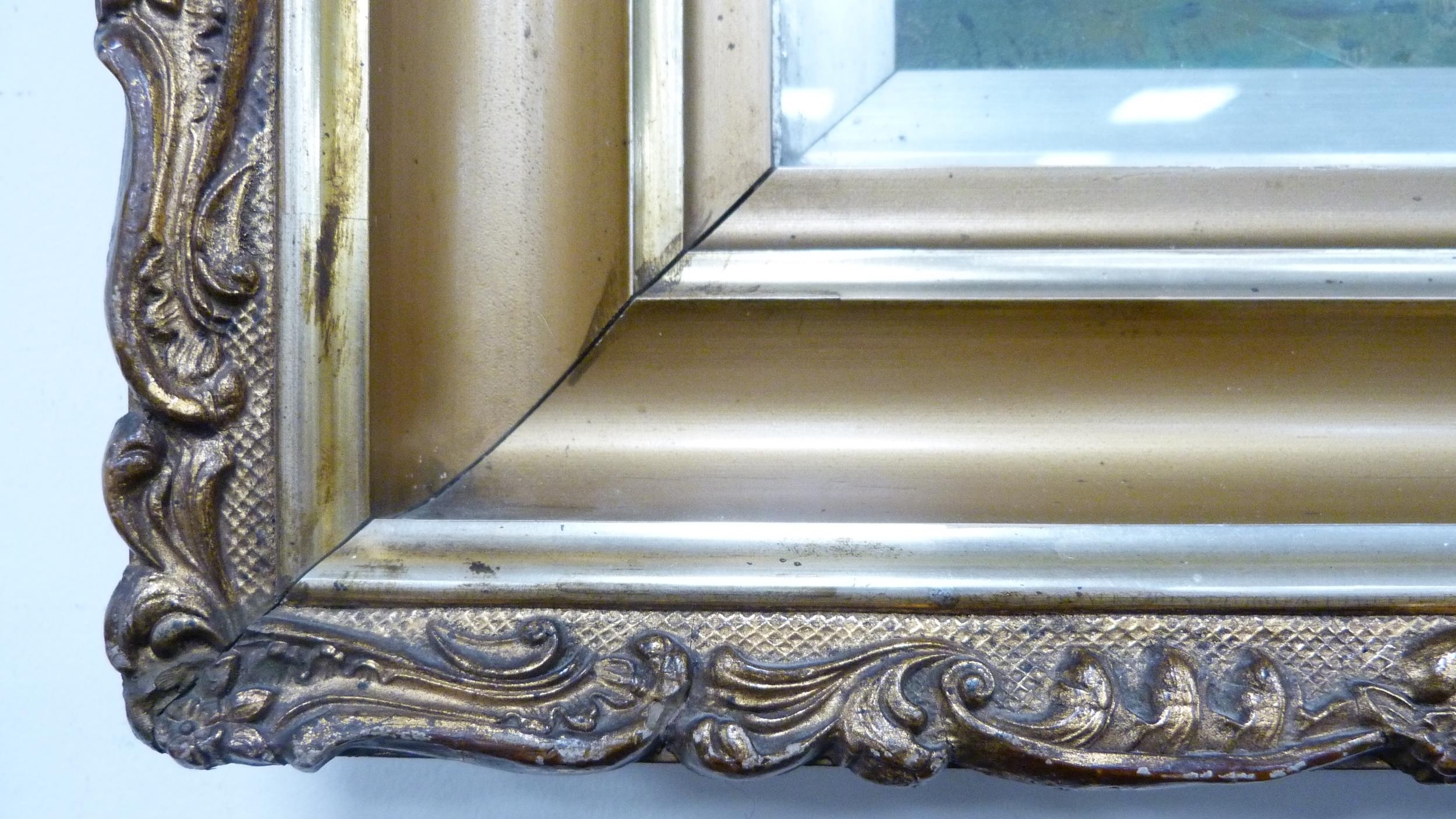 James Docharty | Farmhouse with figures in the foreground and ships at ...