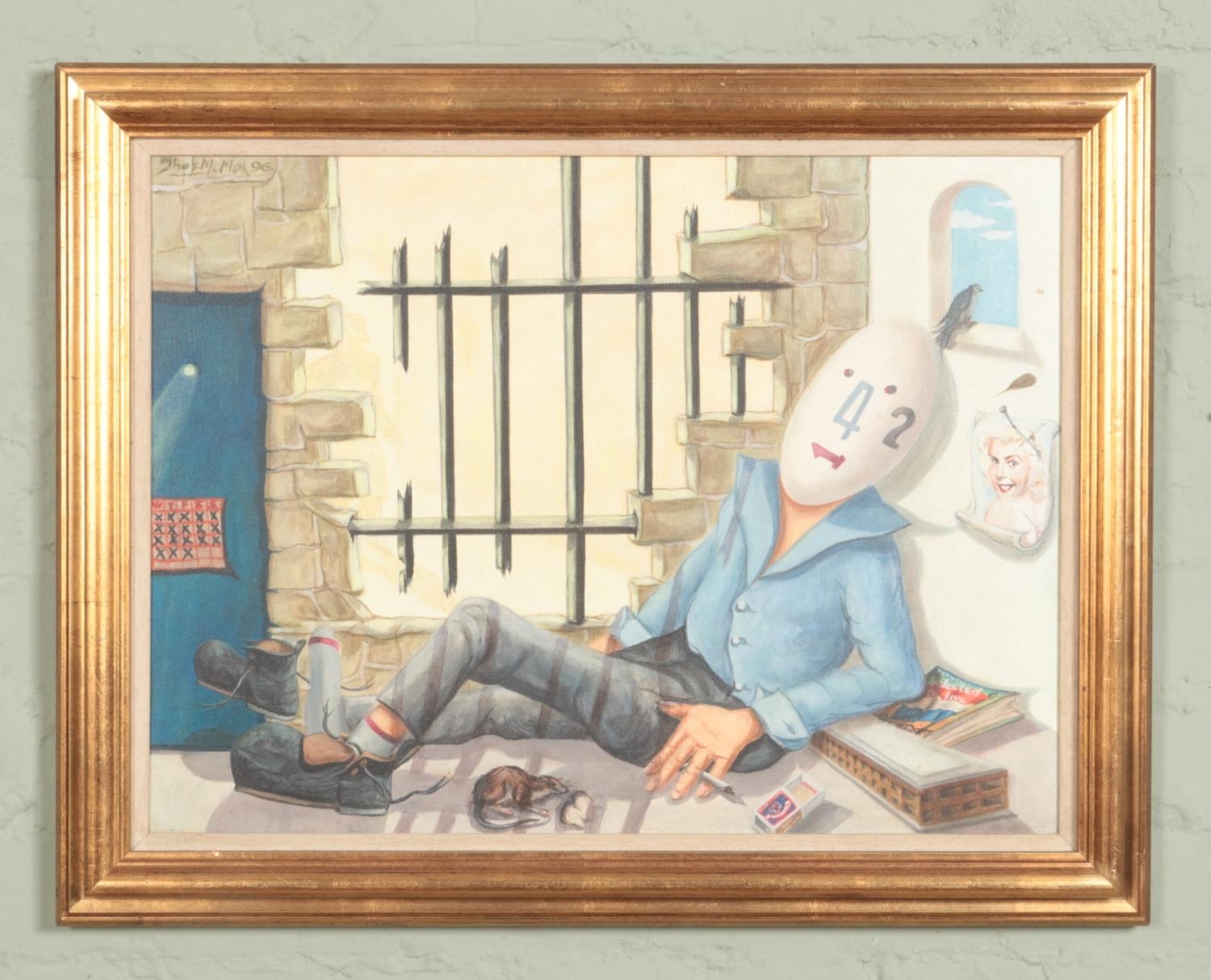 Thomas Mcmath | Man in Prison Cell | MutualArt