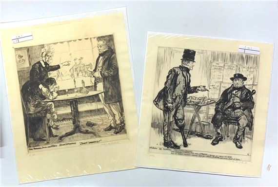 Edward Frank Gillett | Mr Boffin and Silaswegg | MutualArt